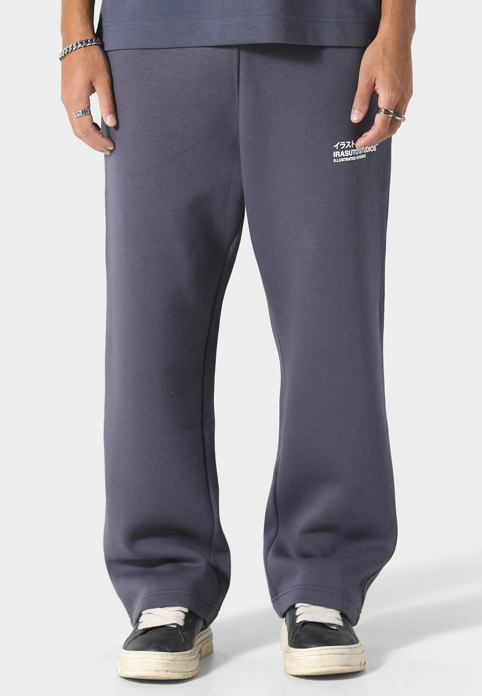 Open Hem Deep Blue Jogger – IRASUTO STUDIOS